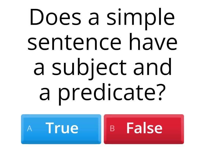 Simple and compound sentences - Quiz
