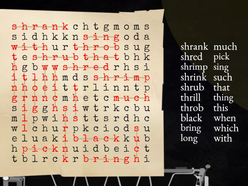 UFLI 53 diagraph review - Wordsearch