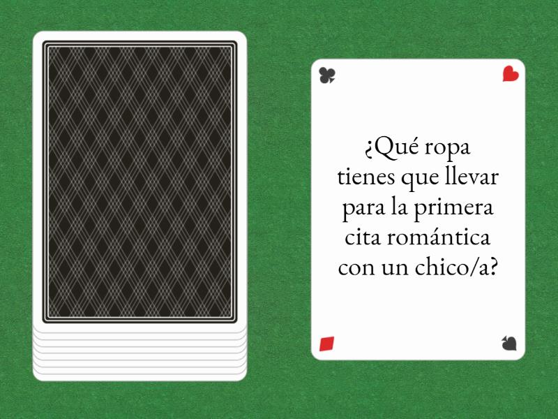 ¿Qué ropa llevas en las siguientes ocasiones ? - Speaking cards