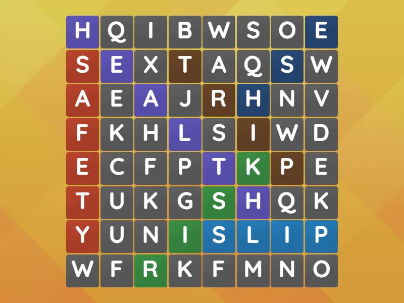 S3 Health & Safety - Wordsearch