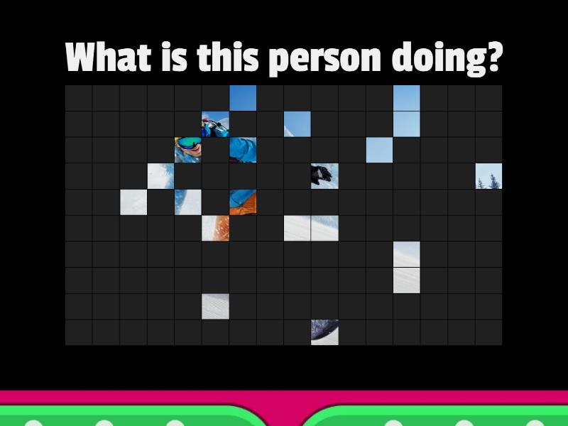 Guess the verb - Image quiz