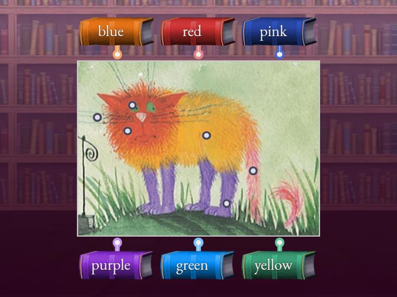 Wilbur the cat - Winnie the witch - Labelled diagram