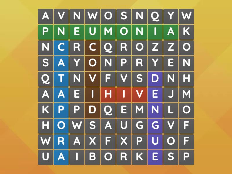 Virus - Wordsearch