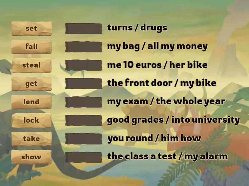 Revision Unit 7-8. Match - Match up