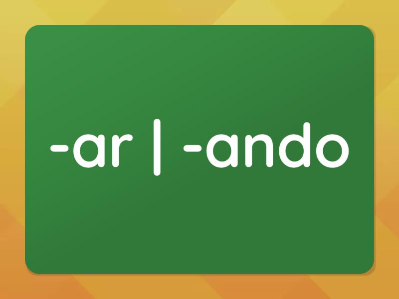 01. Gerundio (Flashcards) - Flash cards