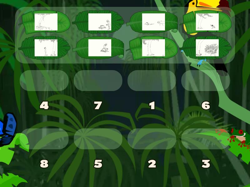 Sequence the story of "The Giving Tree" - Match up