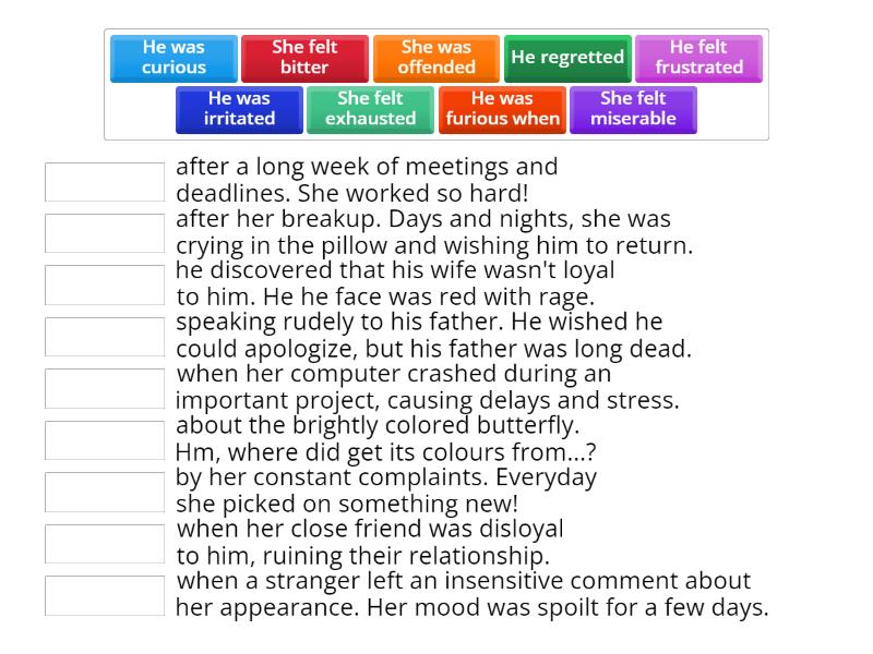 EGE Emotions - Match up