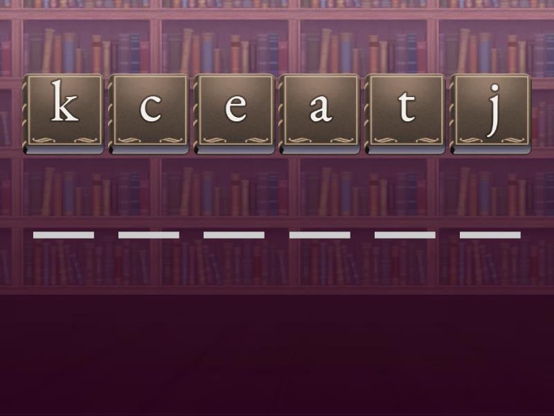 SM 2 unit 8c - Anagram