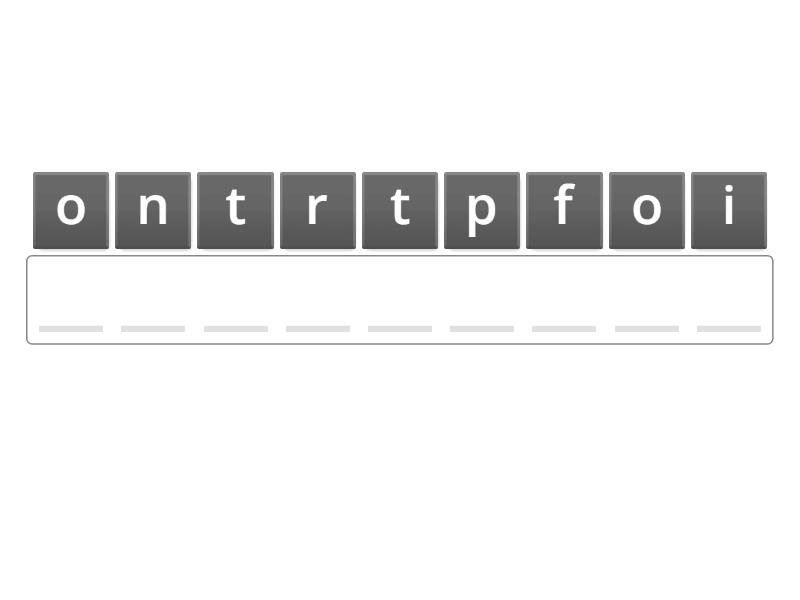 Unscramble r blend words! - Anagrama