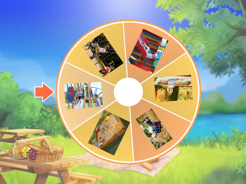 In the Playground - Spin the wheel