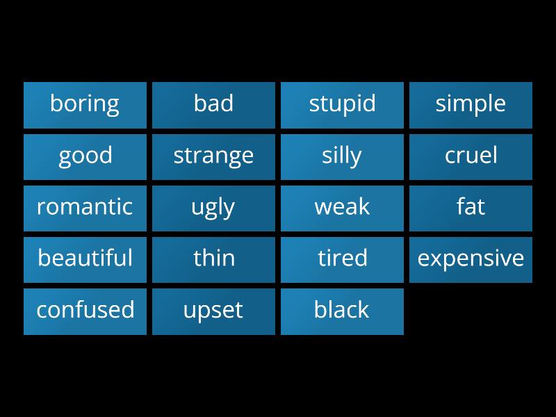 Comparatives. Spelling. - Flip tiles