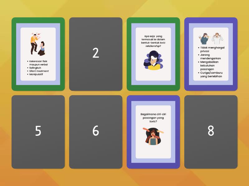 Make a Match_Toxic Relationship - Matching pairs