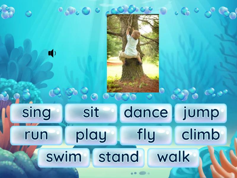 Action Verbs Grade 2 - Find the match