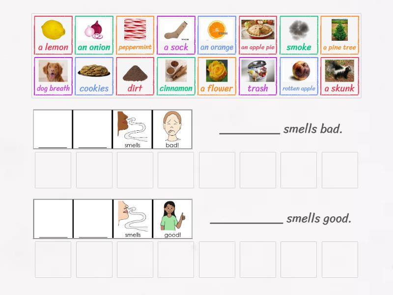 Smells good or bad? - Group sort