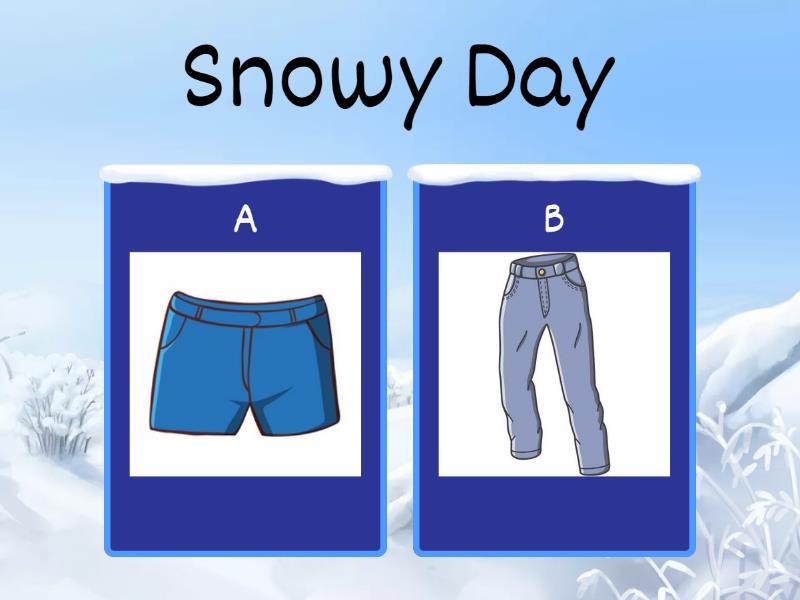 Snowy Day - Quiz