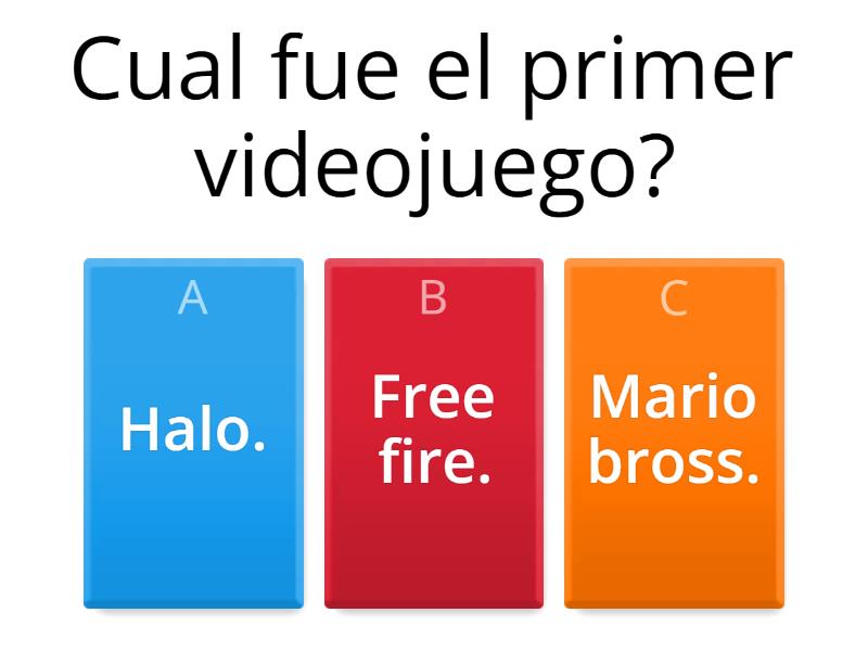 VIDEOJUEGOS. - Cuestionario