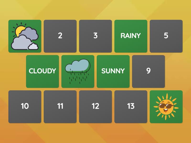 WEATHER - Memory Game - Parejas