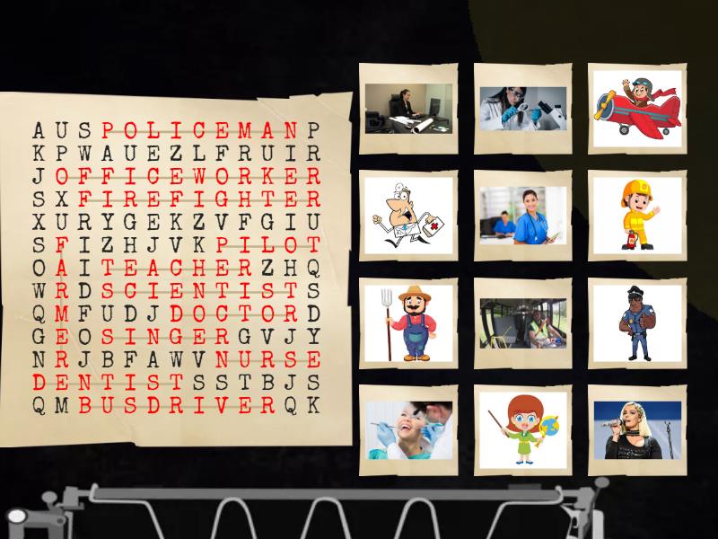 Jobs - Wordsearch