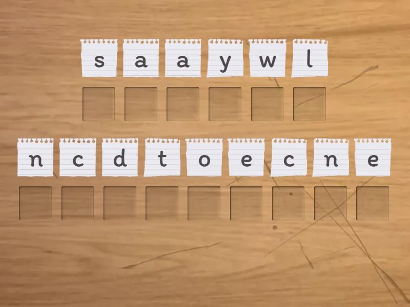 scramble 8.2 - Anagrama