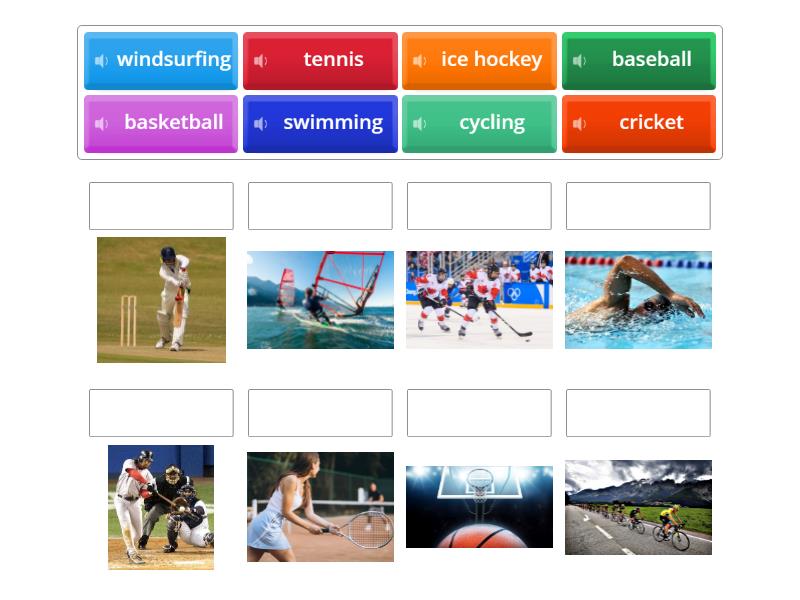 Kinds of sport (Form 4 ) - Match up