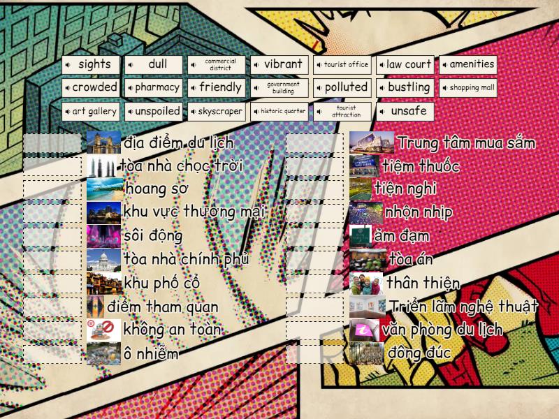 English for Everyone 3 - Unit 16 Vocab - Match up