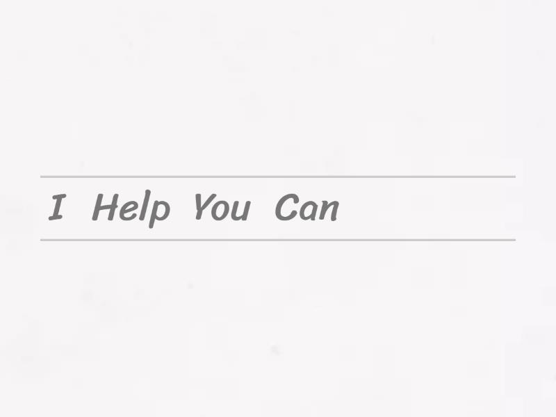 Jumble Word Offering Help - Unjumble