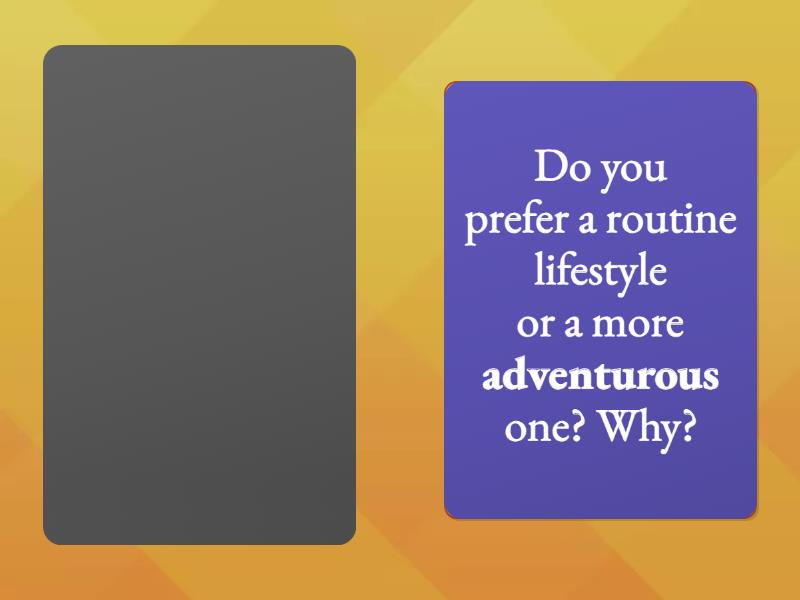 Lesson 1A (B2) - Speaking cards