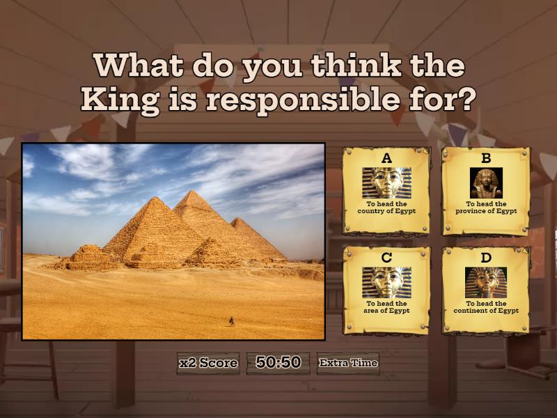 English Ancient Egypt quiz - Gameshow quiz