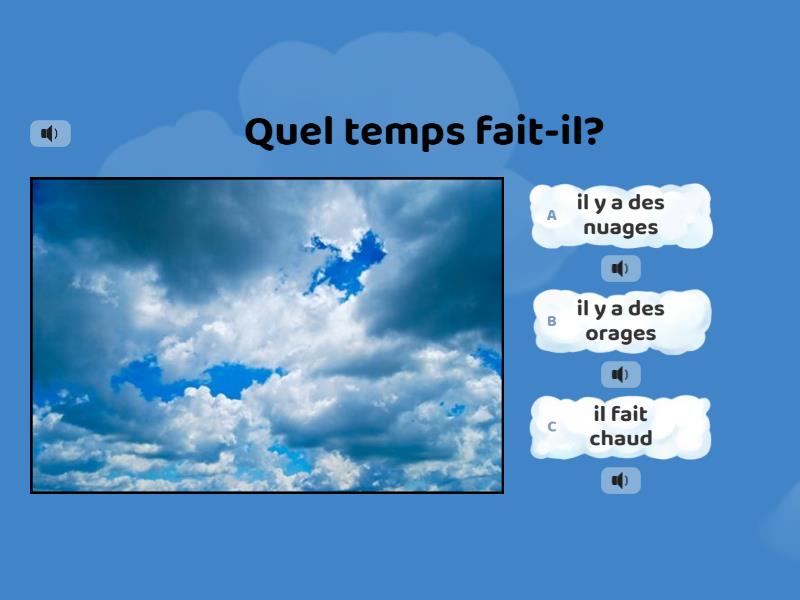 La meteo (Summer 2) - Quiz