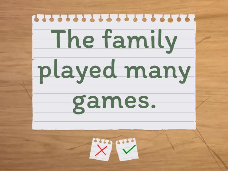 S3 Cry Baby Sentences - Flash cards