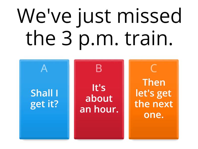 KET - CONVERSATION PRACTICE - Quiz