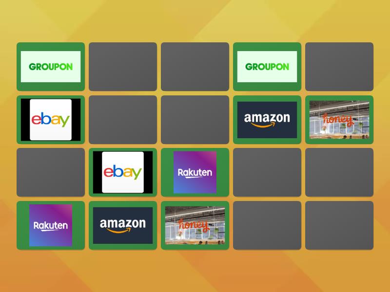 encuentra la pareja de logos - Matching pairs