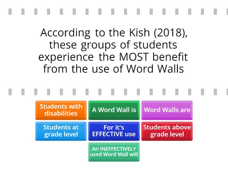 Samantha's Word Wall on Game-Based Learning - Find the match