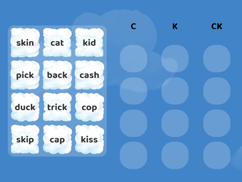 C, K, and CK Sort - Group sort