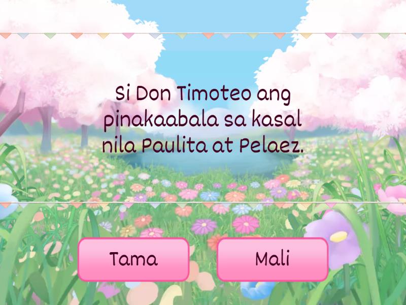 EL FILI - KABANATA 35 (Ang Pagdiriwang) - True or false