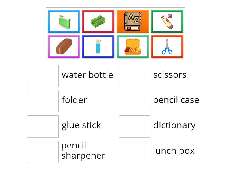 School things - Match up