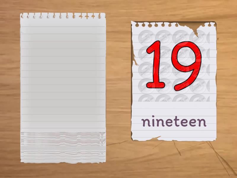 numbers - Speaking cards