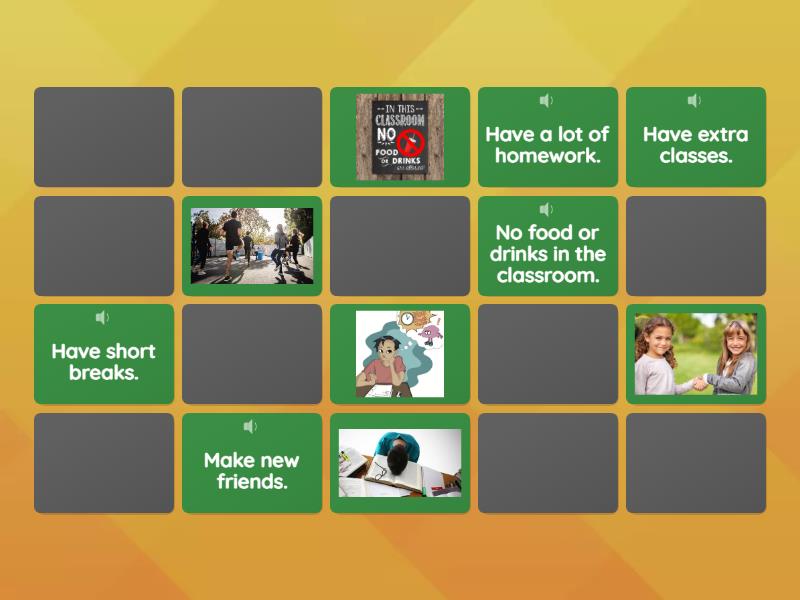 The most difficult parts of school - Parejas