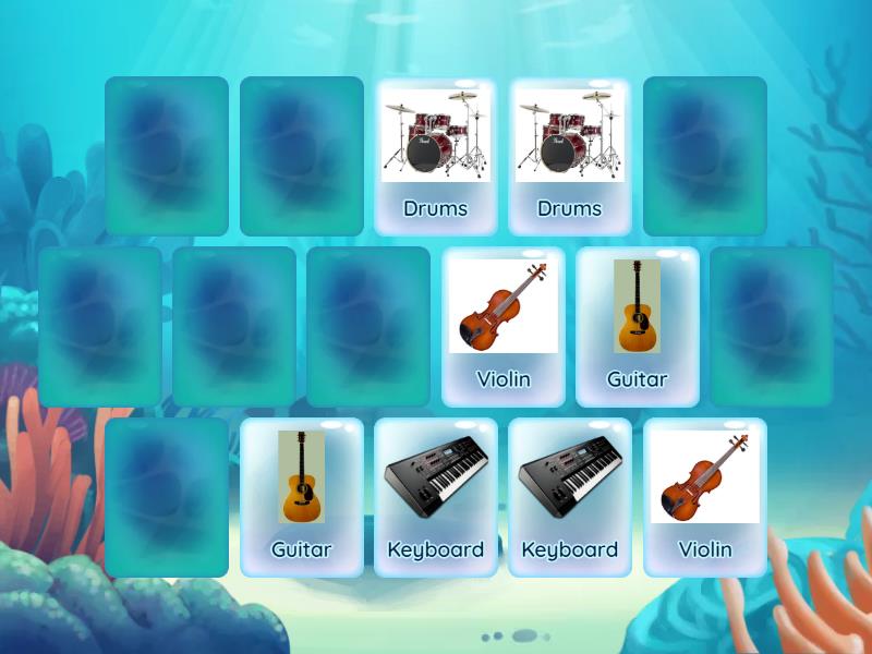 Music instruments - Matching pairs