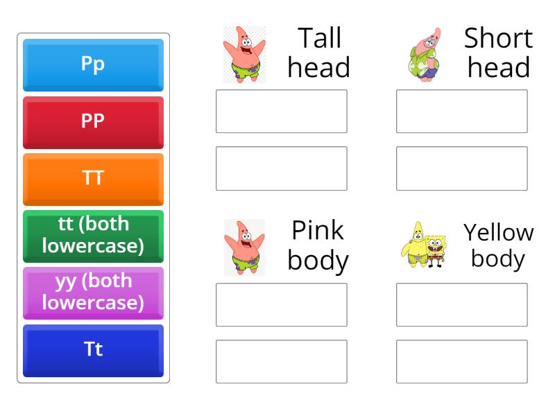 Spongebob Genetics Practice Part 3 Group Sort 1347
