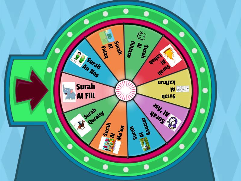 Murajaah Surah - Spin the wheel