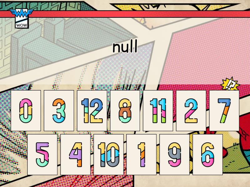 K1_Die_Zahlen_von_0_bis_12 - Trouver la correspondance