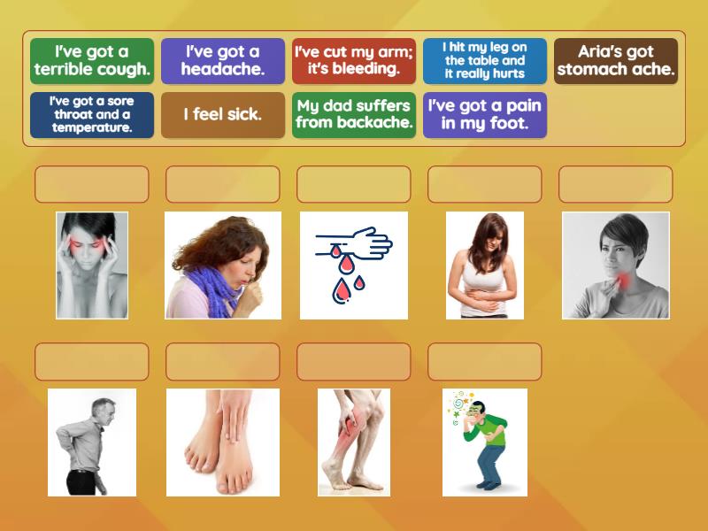 Health problems - Match up