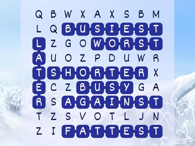Module 19 Spelling - Wordsearch