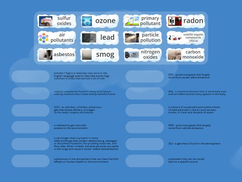 Air Pollution - Match up