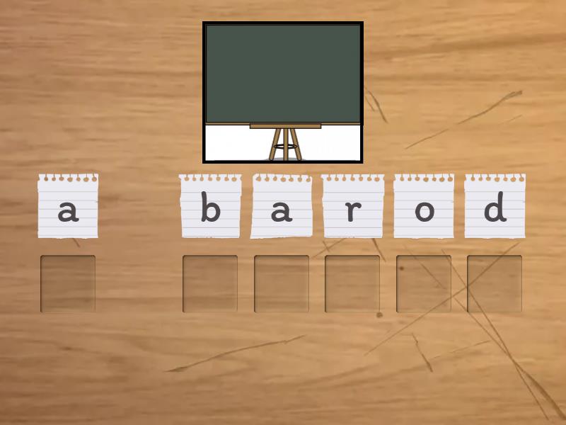 Smart English 1. Unit 2. My classroom - Anagrama