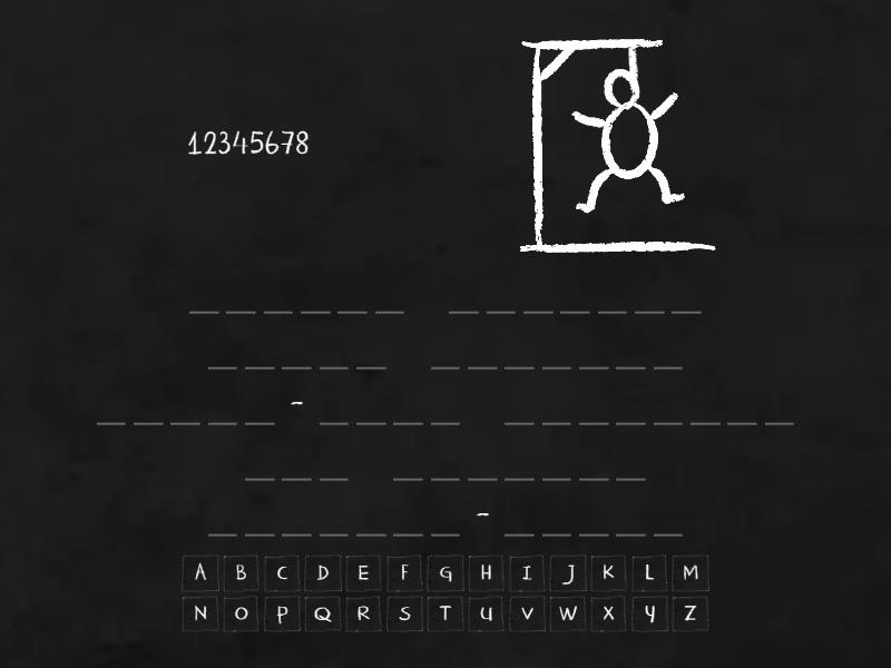 Very big numers - Hangman