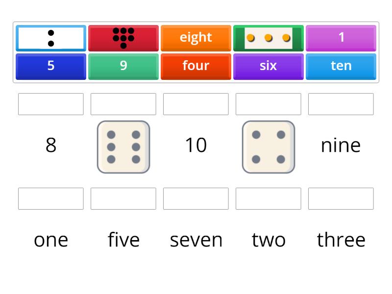 Match the Numbers - Match up