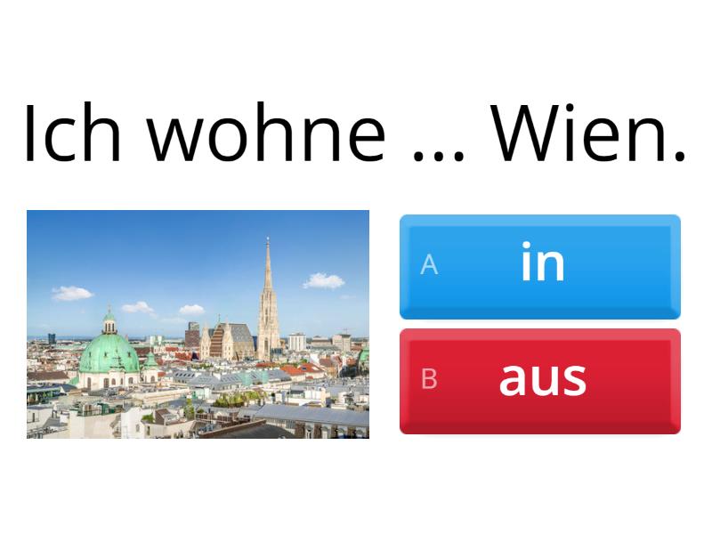 Wohnen, kommen, leben - Quiz