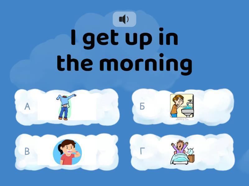 daily routine + time - Quiz